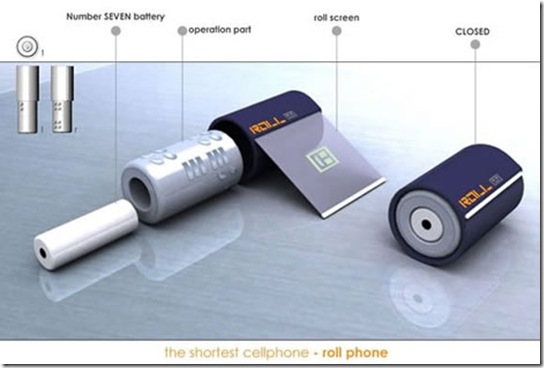Rate #1, best ranking system: 15 Cool Concept Cell Phones
